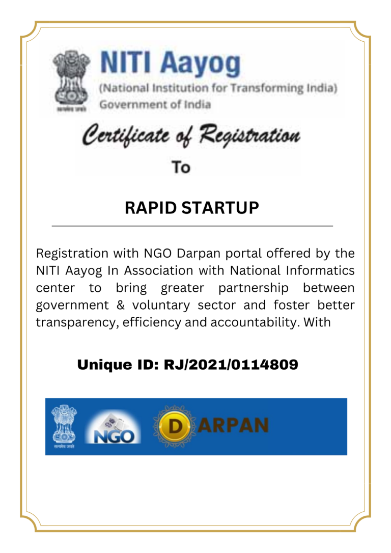 NGO Darpan - Rapid Startup LLP